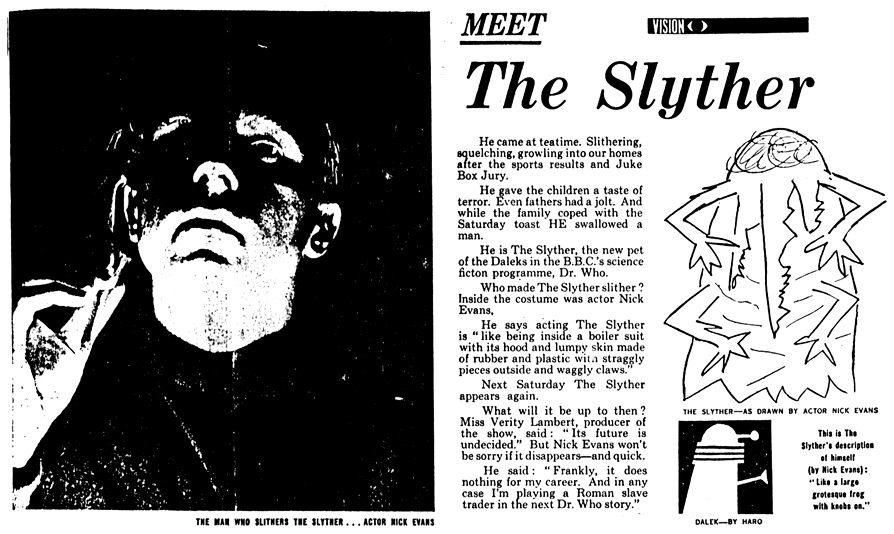 Meet the Slyther - The Doctor Who Cuttings Archive